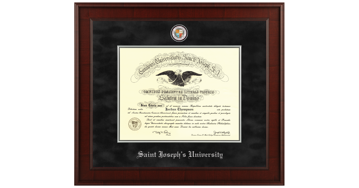 Presidential Masterpiece Diploma Frame in Jefferson Saint Joseph's ...