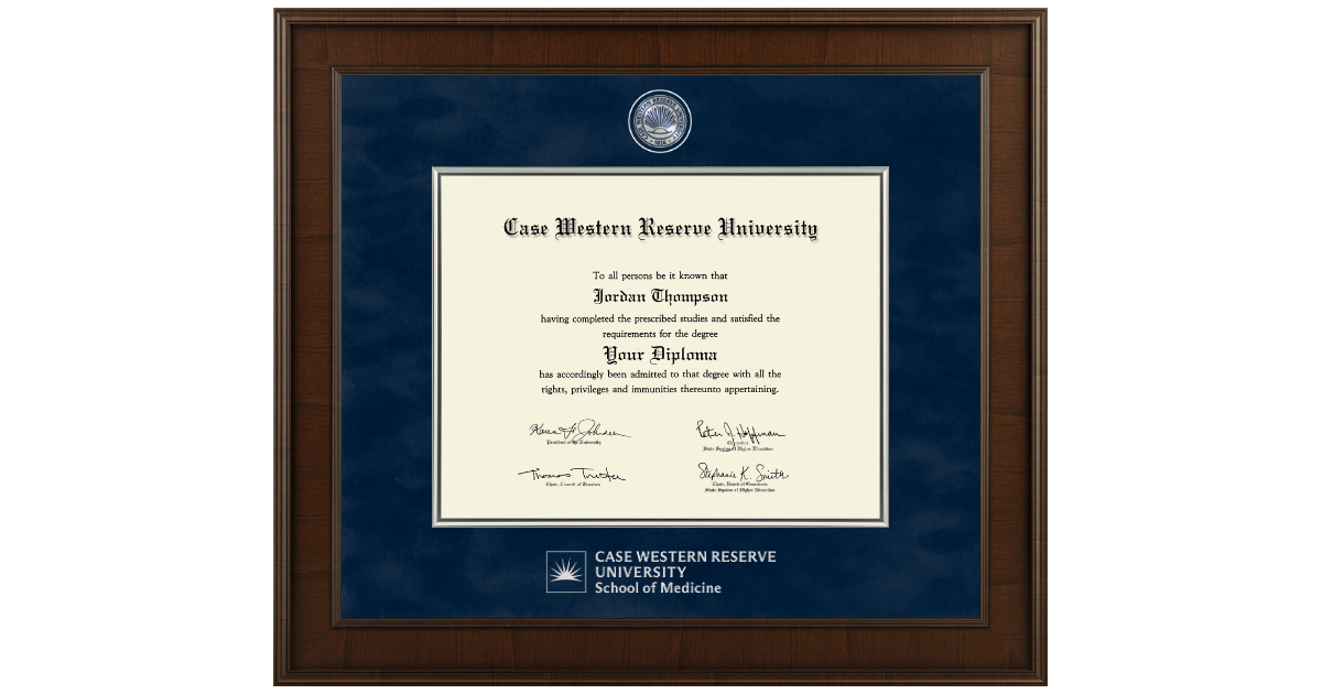 Presidential Masterpiece Diploma Frame in Madison Case Western Reserve ...