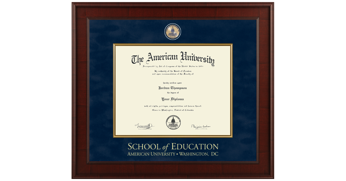 Presidential Masterpiece Diploma Frame in Jefferson American University ...