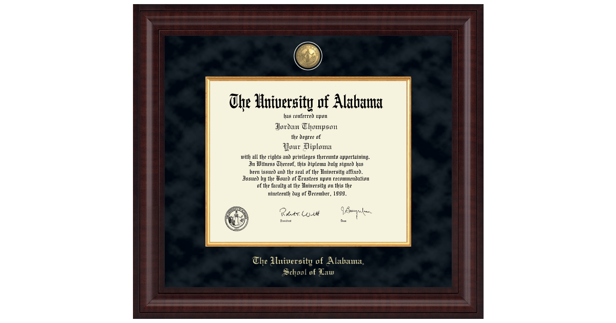 Presidential Masterpiece Diploma Frame in Premier The University of ...