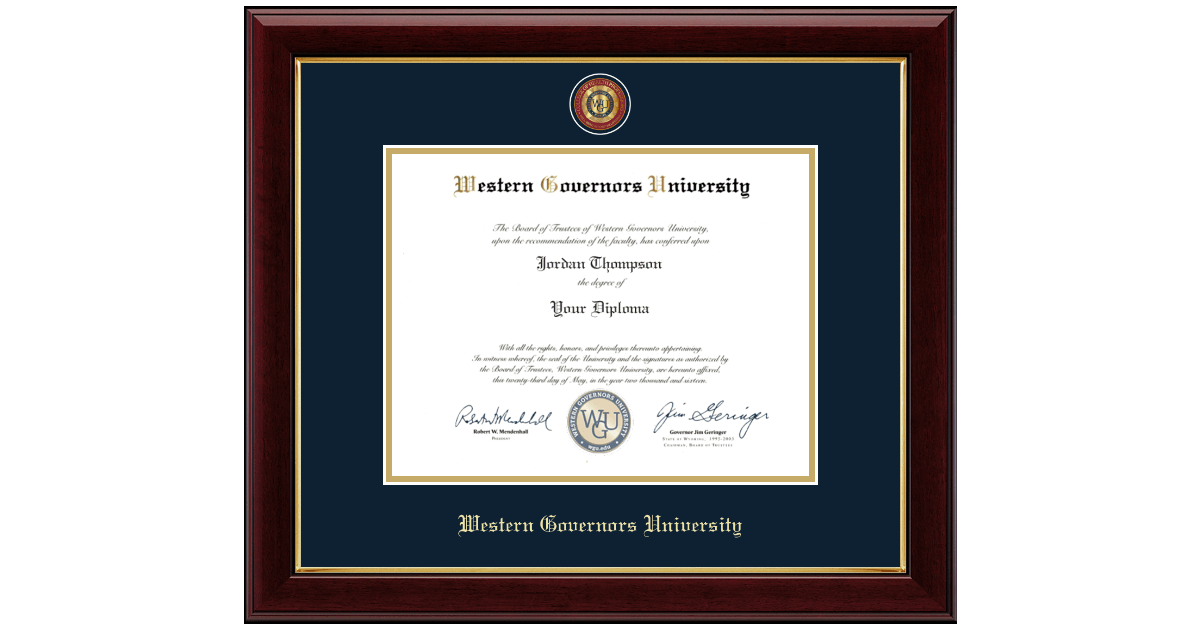 Nursing Pin Edition Embossed Diploma Frame in Gallery Western Governors ...