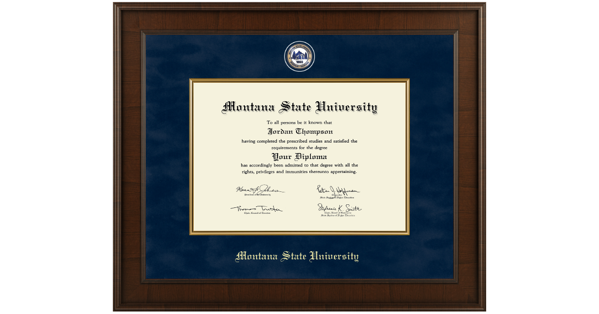 PhD- Presidential Masterpiece Diploma Frame in Madison Montana State ...