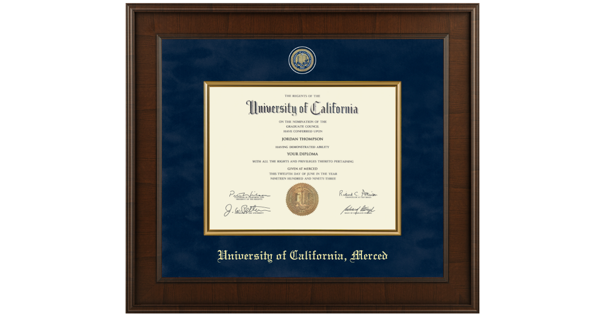 UC Merced - Diploma Frames - Church Hill Classics