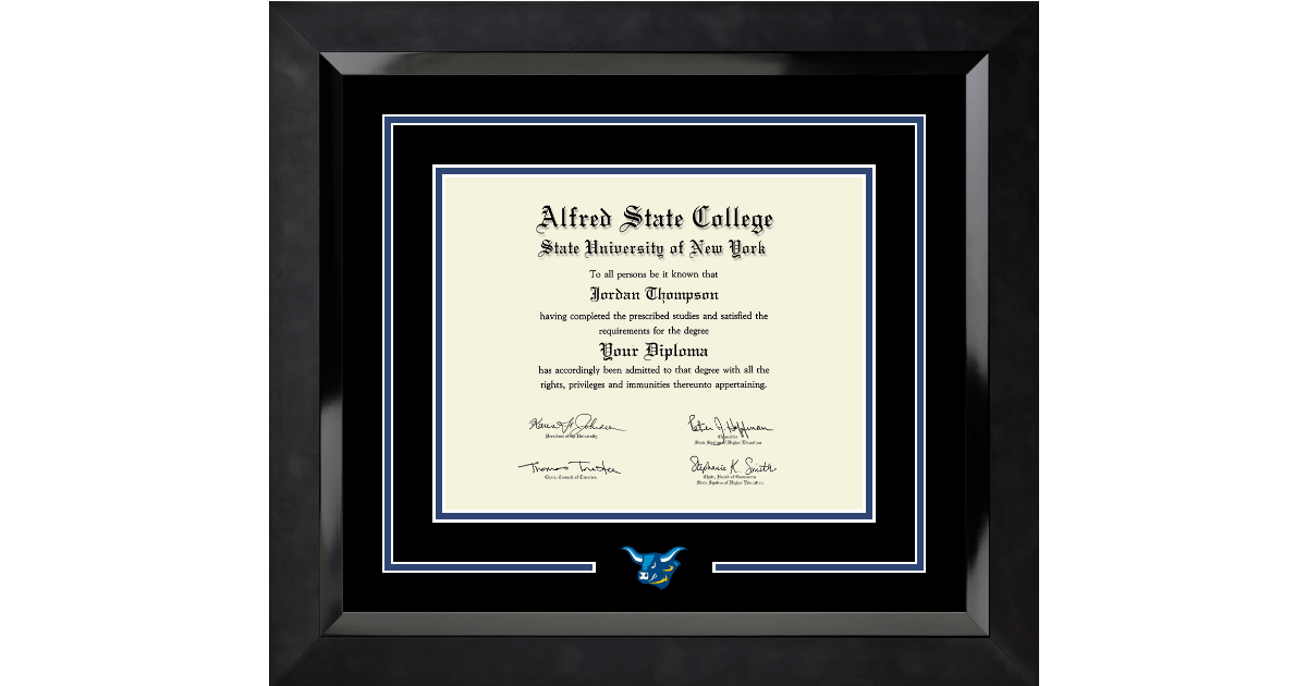 Dimensions Diploma Frame in Eclipse Alfred State College - Item #433326 ...
