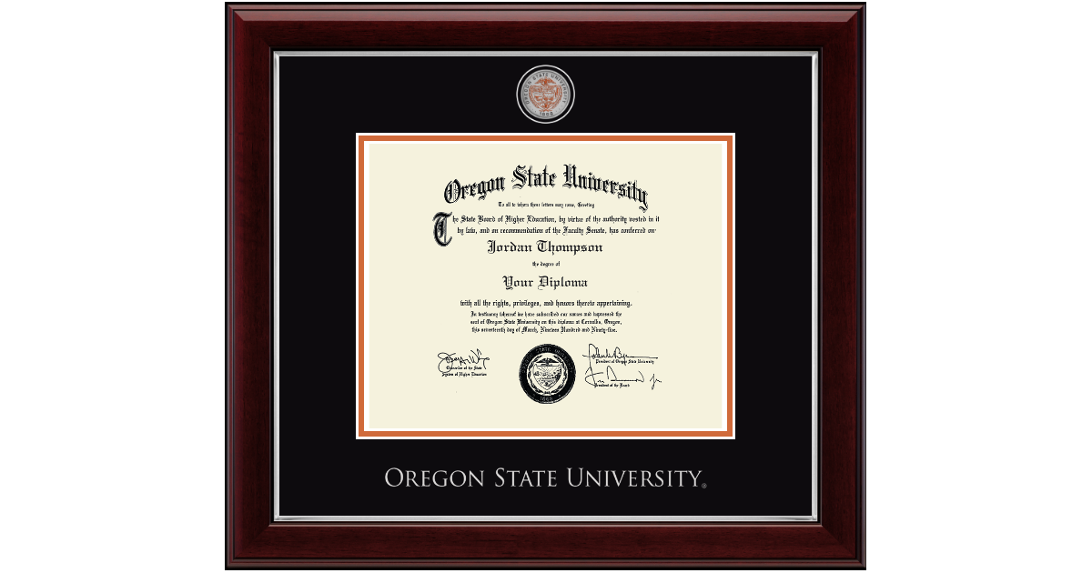 Pre-Dec 2016 Masters/PhD - Masterpiece Medallion Diploma Frame in ...