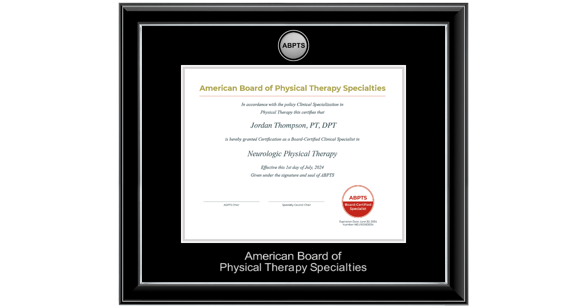 ABPTS Silver Engraved Medallion Certificate Frame - Black and Silver ...