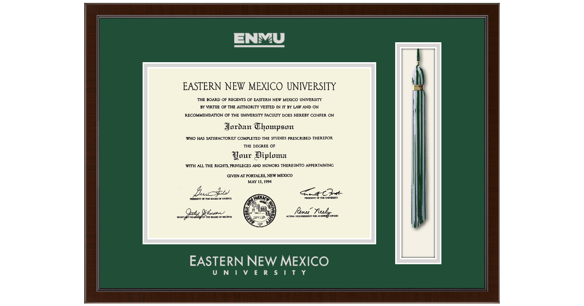 Tassel & Cord Diploma Frame in Delta Eastern New Mexico University ... Tassel & Cord Diploma Frame in Delta Eastern New Mexico University ...