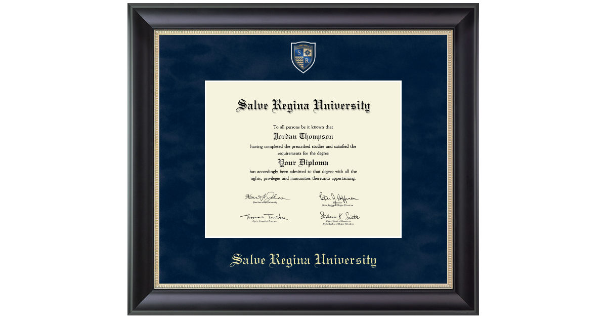 Regal Diploma Frame in Noir Salve Regina University - Item #449161 from ...