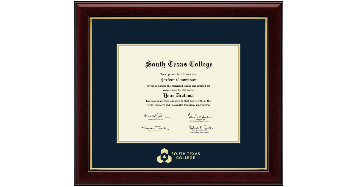 Gold Embossed Diploma Frame in Gallery South Texas - Item #451220 from ...