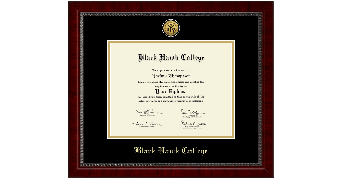 black hawk down certificate