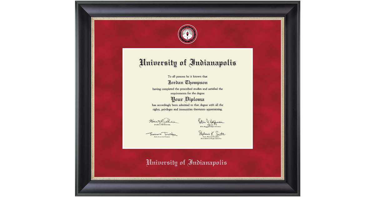 Regal Diploma Frame in Noir University of Indianapolis - Item #454295 ...