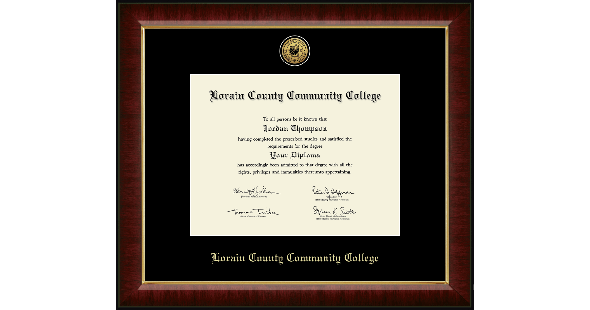 LCCC - Diploma Frames - Church Hill Classics