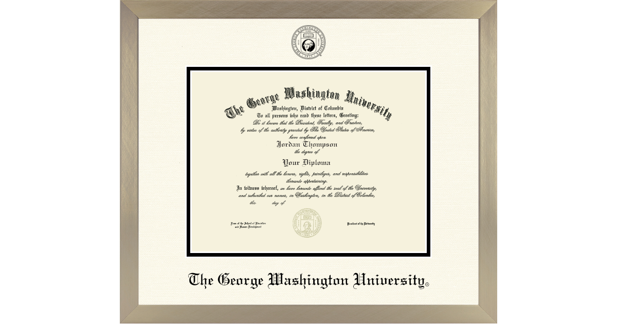 Icon Diploma Frame in Light Champagne - Item #454886 from The George ...