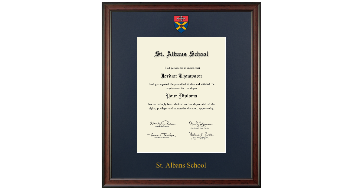 Dimensions Diploma Frame in Studio St. Albans School - Item #455376 ...