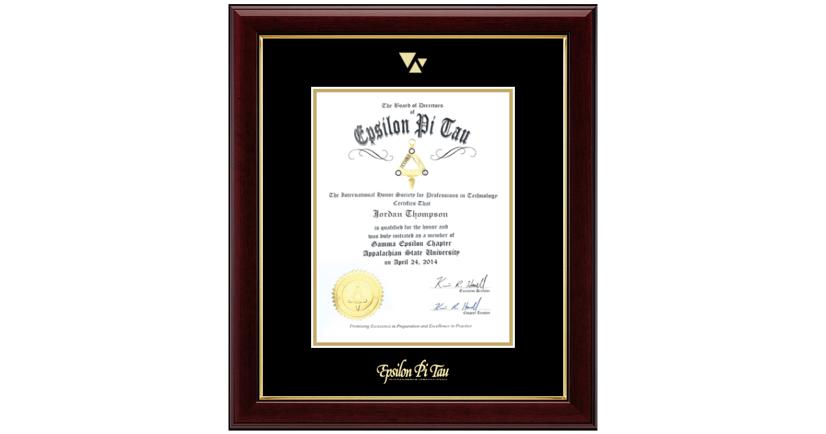 EPT - Diploma Frames - Church Hill Classics