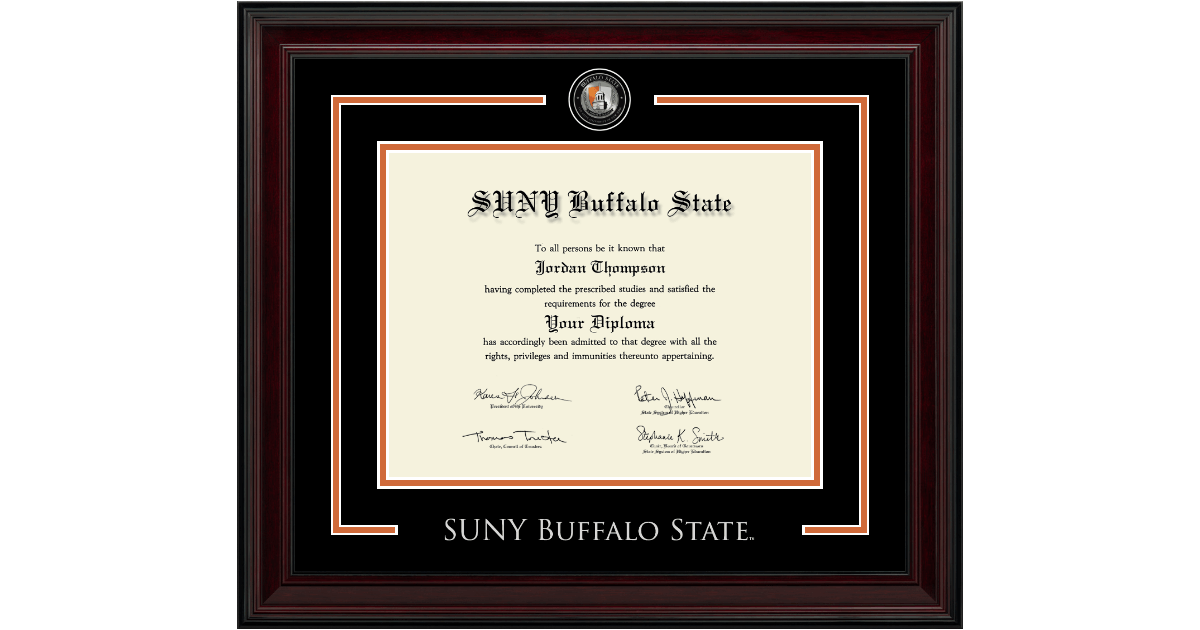 Showcase Diploma Frame in Encore Buffalo State College - Item #457013 ...
