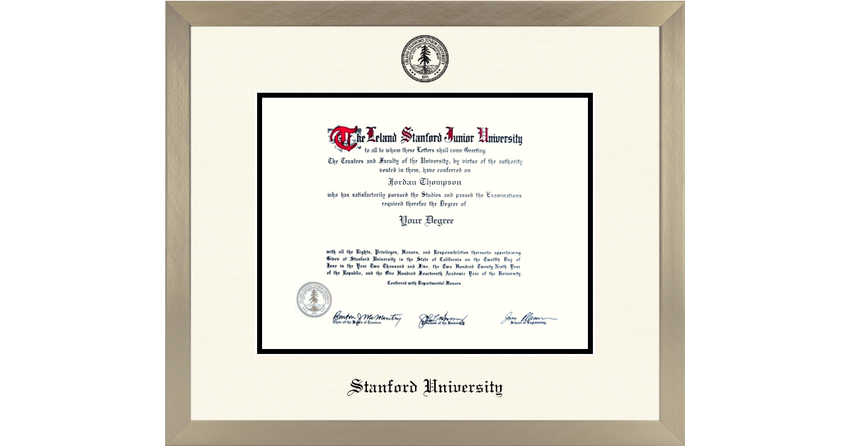 stanford law diploma