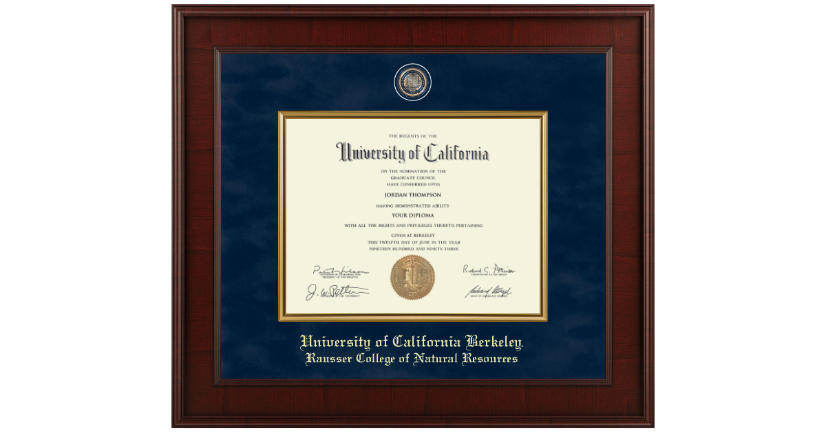 Presidential Masterpiece Diploma Frame in Jefferson University of ...