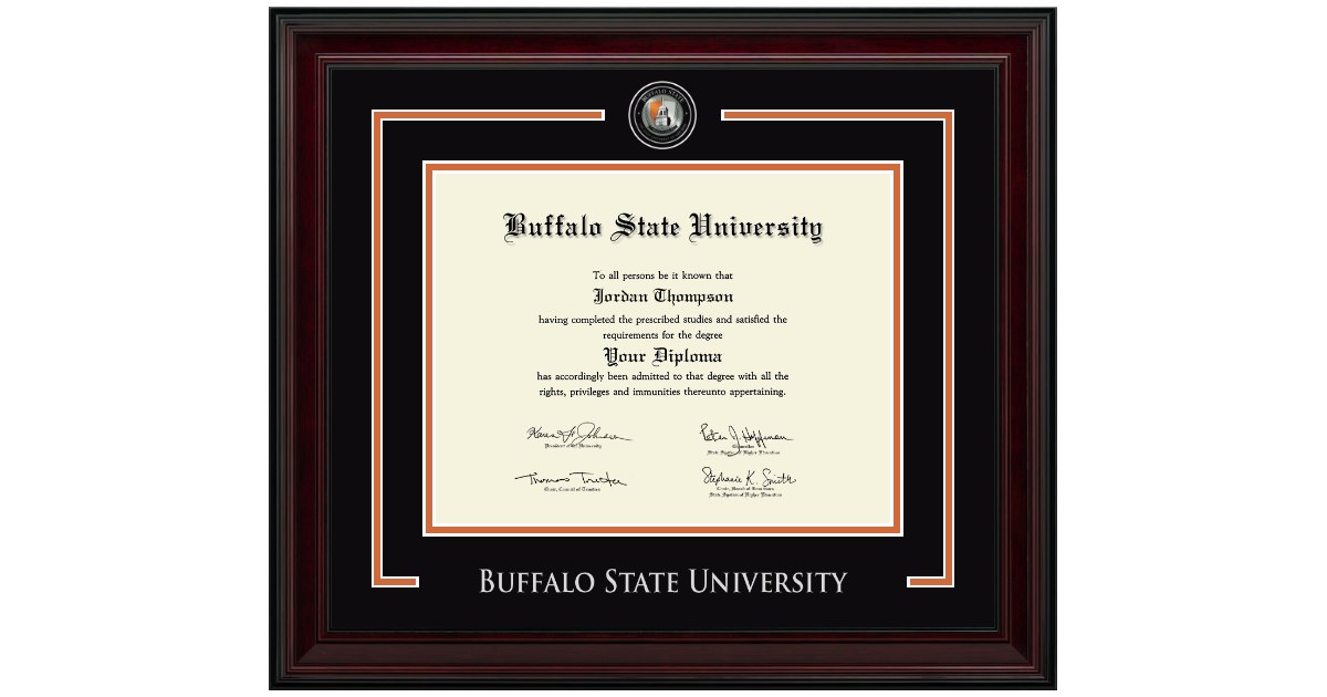 Showcase Diploma Frame in Encore Buffalo State University - Item ...